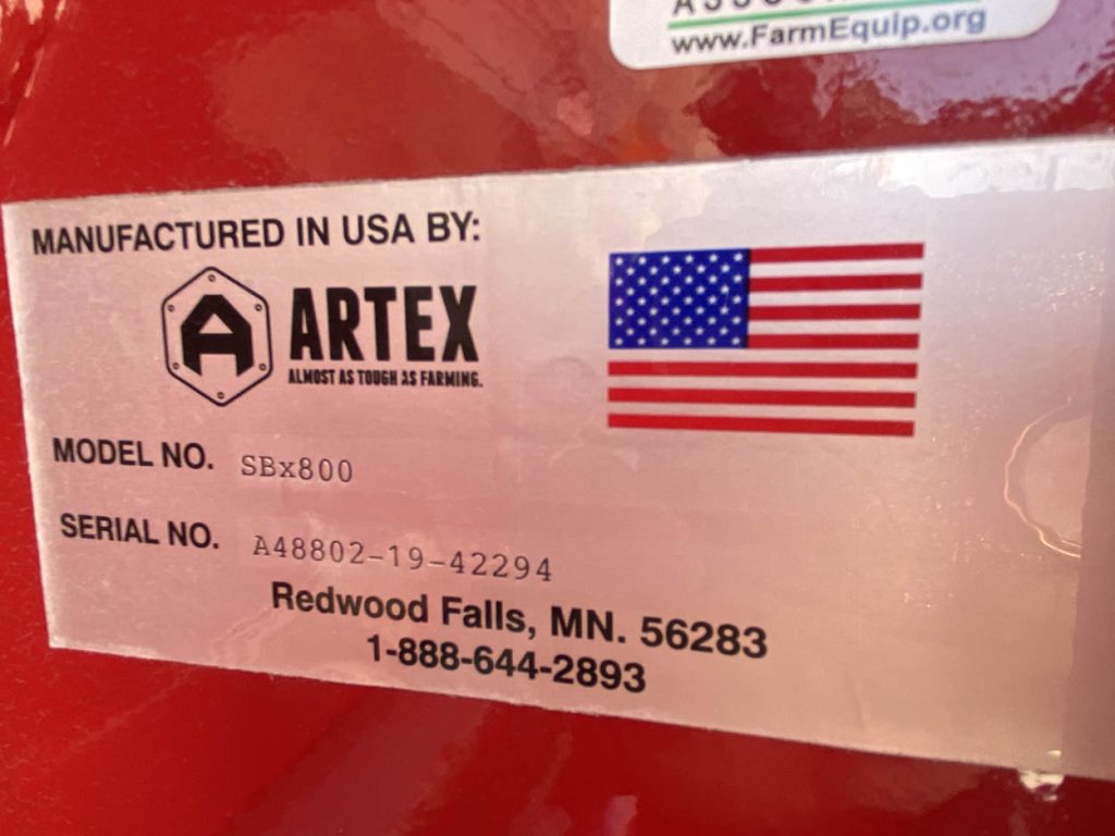 New Artex SBX800 Manure Spreader For Sale | Stutsmans